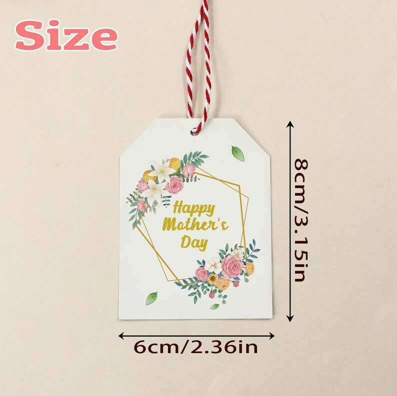 Personalized Mother’s Day Gift Tag, Custom Mother’s Day Tag, Custom ...
