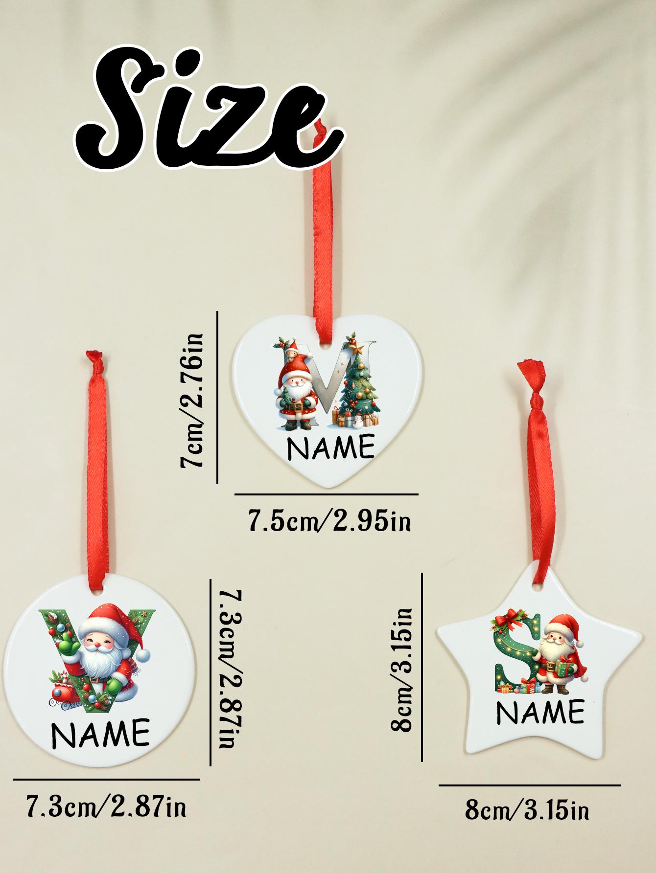 Custom Christmas Decorations With Name,personalized Christmas Tree ...