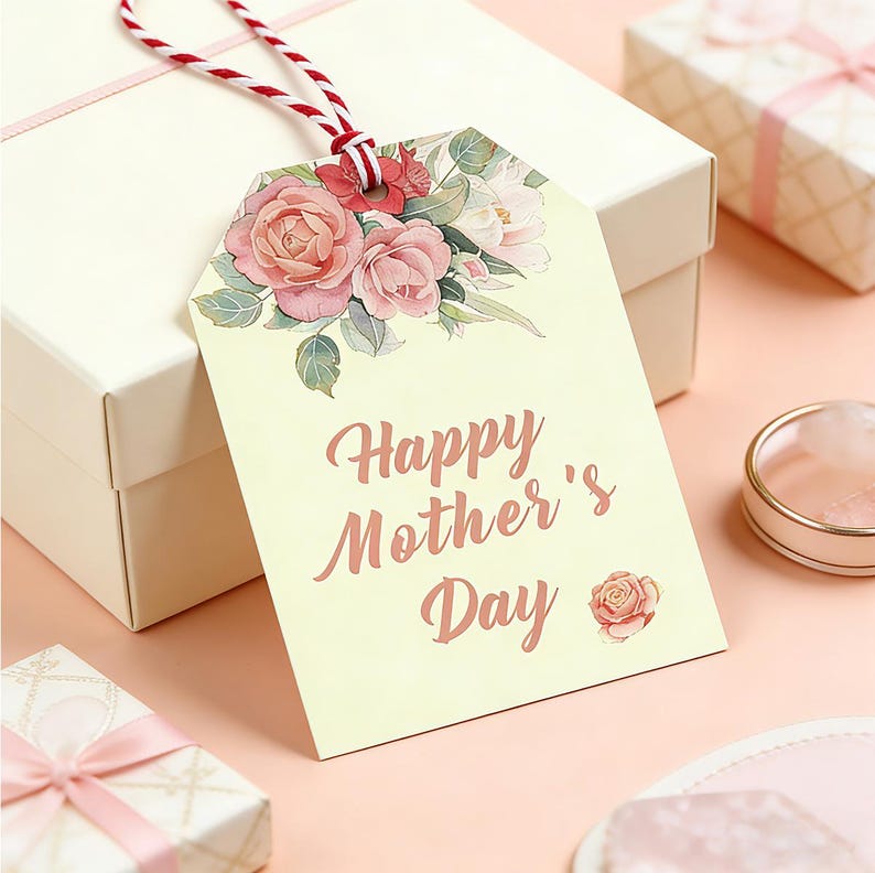 Personalized Mother’s Day Gift Tag, Custom Mother’s Day Tag, Custom ...