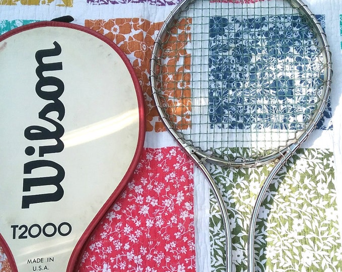 Wilson T2000 Vintage Steel Tennis Racquet Grip 4 3/8 W Cover Connors - Etsy
