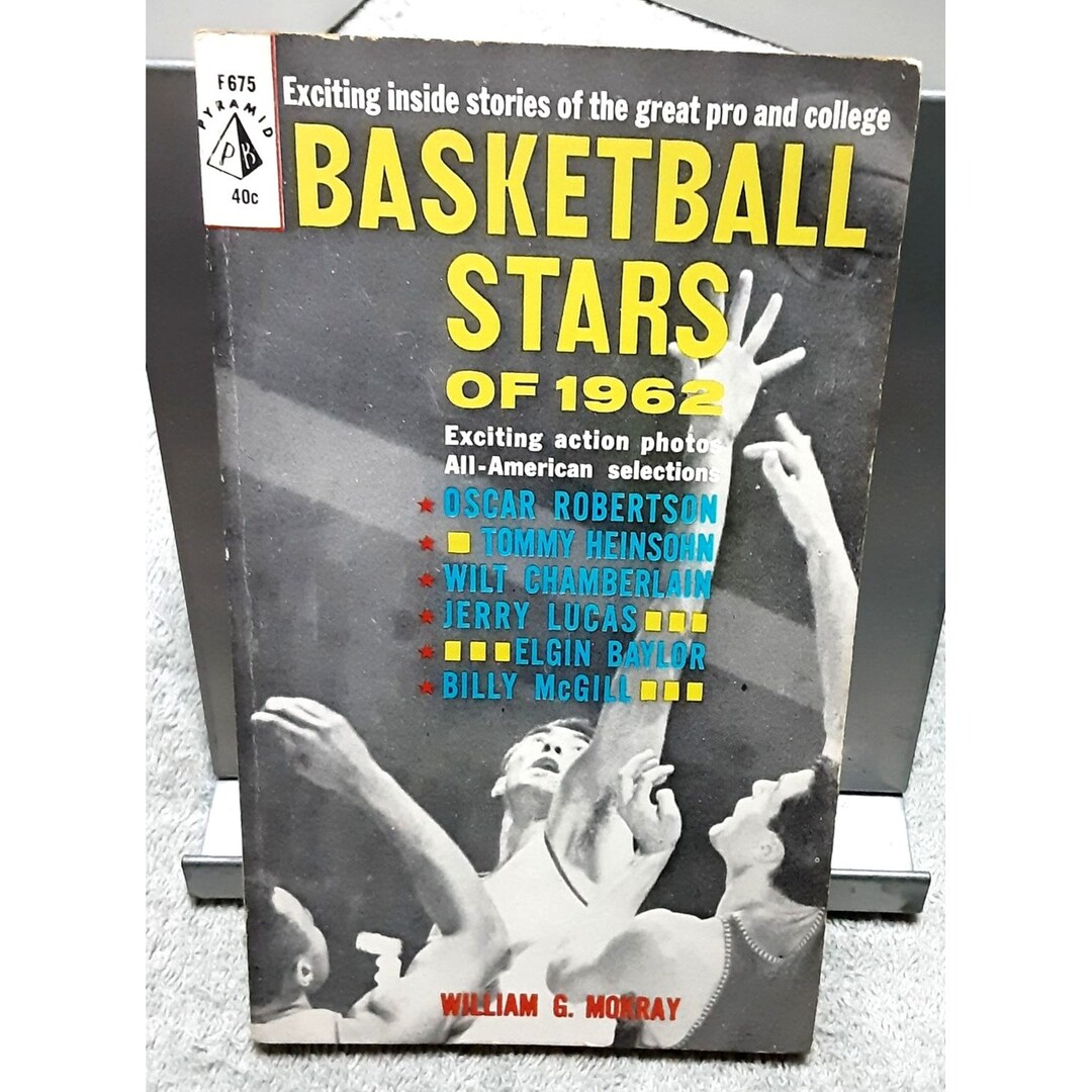 Basketball Stars of 1962 Book, Wilt Chamberlain, Oscar Robertson, Elgin ...