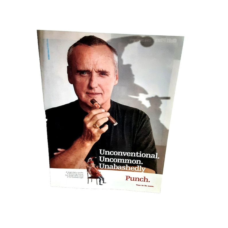 1999 Punch Cigars Ad Dennis Hopper Unconventional Vintage Print Ad ...