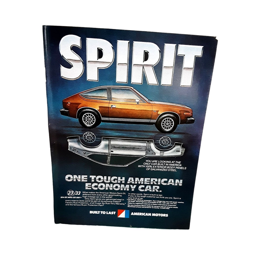 1981 American Motors Spirit Car Original Print Ad 80s - Etsy