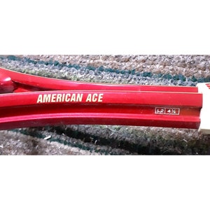 Wilson American Ace Vintage Tennis Racquet L2 4 1/4 Red With Yellow - Etsy