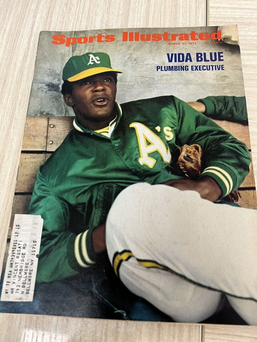 Sports Illustrated March 1972 Vida Blue Oakland A's - Etsy