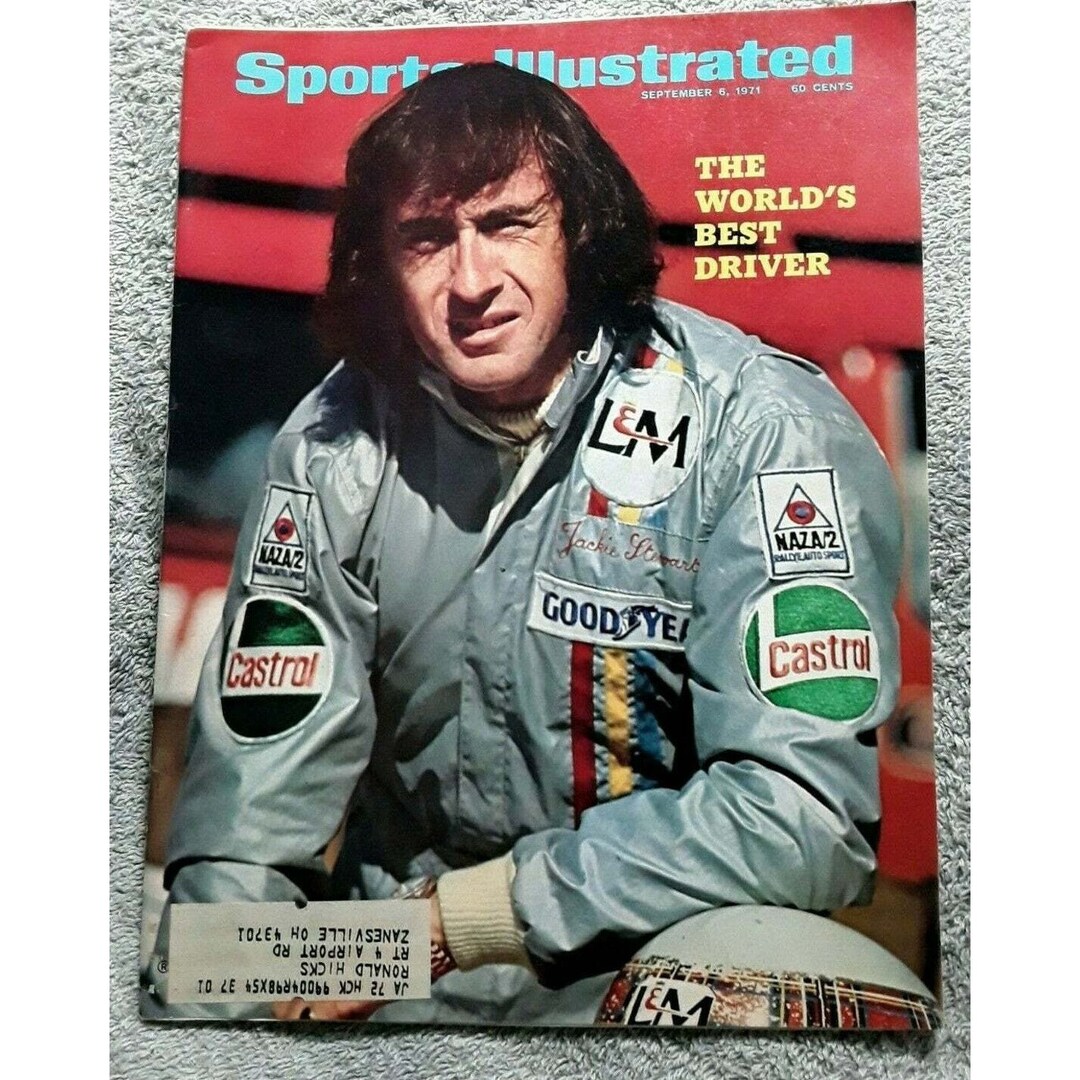 Sports Illustrated September 6 1971 Jackie Stewart Plus OJ Simpson ...