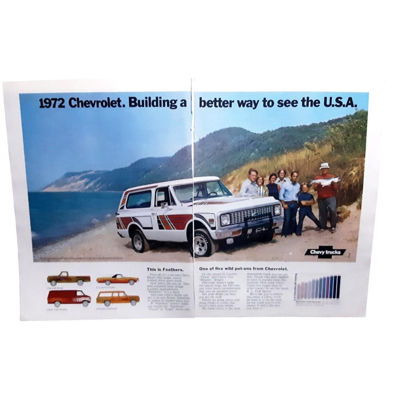 Chevy Blazer Ad Vintage - Etsy