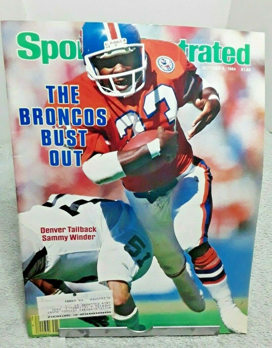 Sports Illustrated October 1984 Sammy Winder Denver Broncos Charlie ...