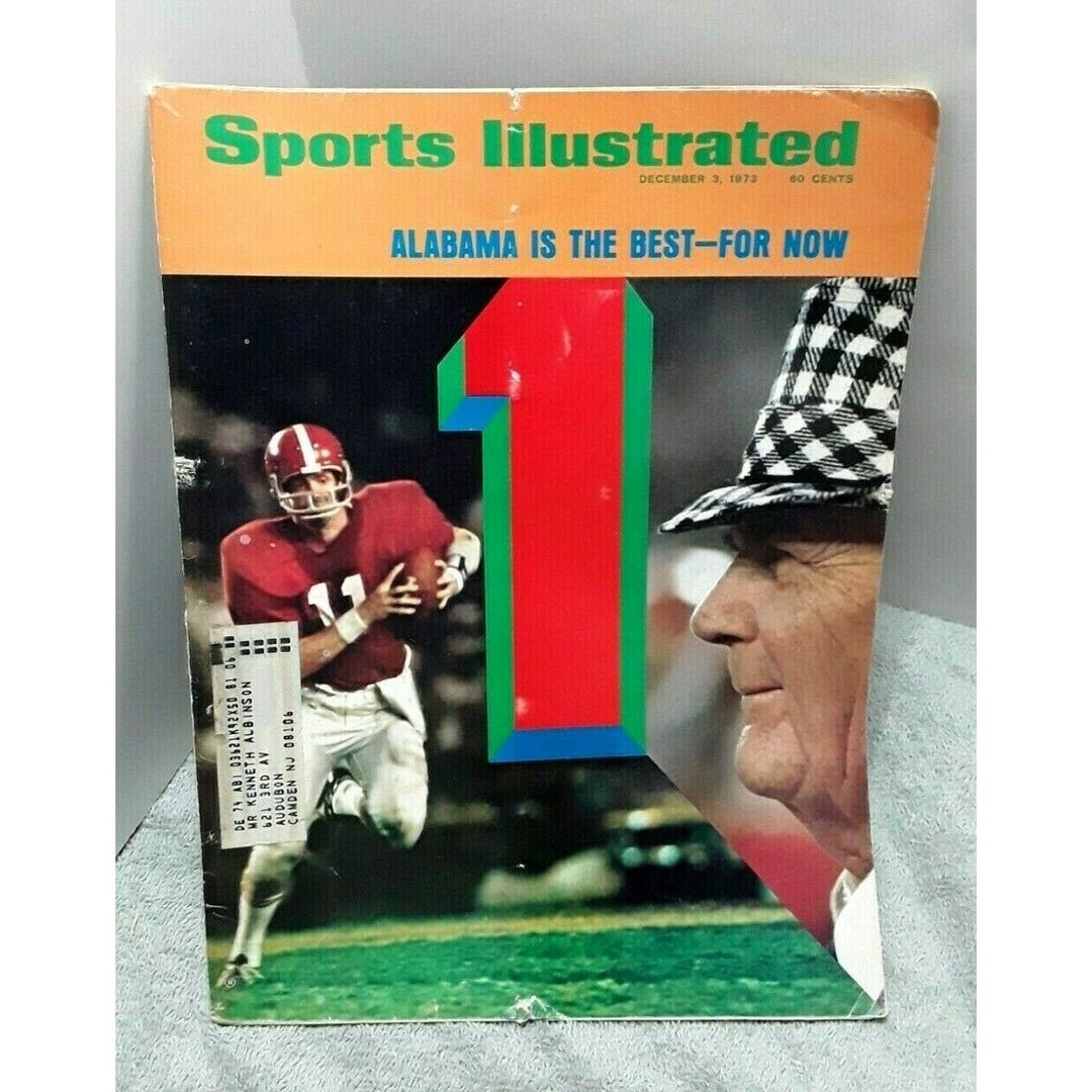 Sports Illustrated December 3 1973 Bear Bryant Gary Rutledge QB Alabama ...
