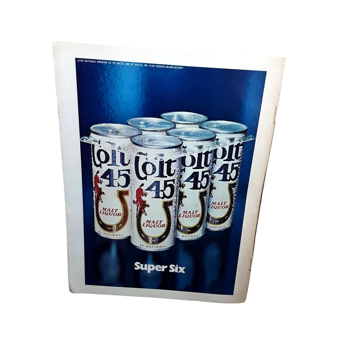 1972 Colt 45 Super Six Malt Liquor Beer Print Ad Vintage 70s - Etsy