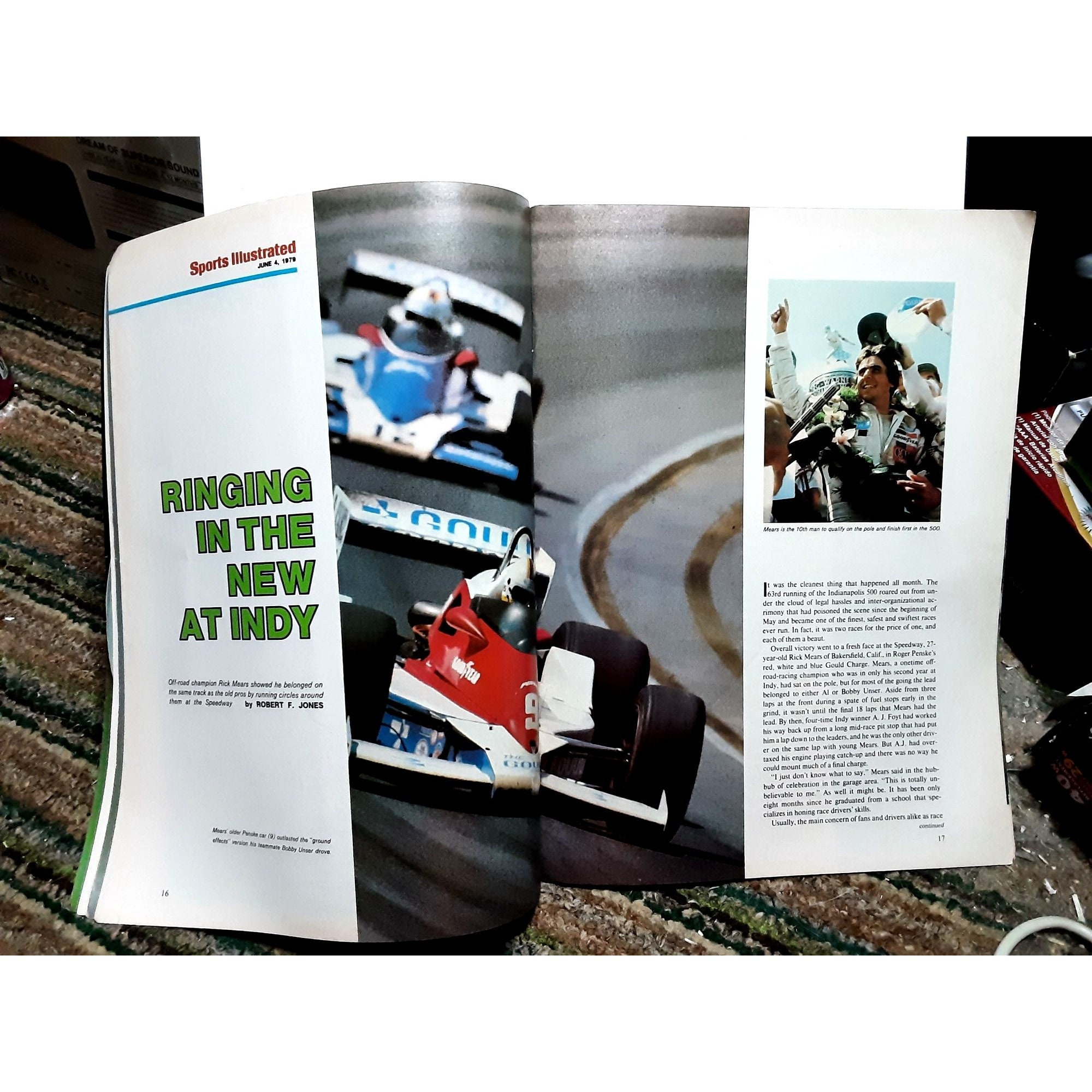 Sports Illustrated June 4 1972 Tom Watson Golf Rick Mears Indy 500 ...