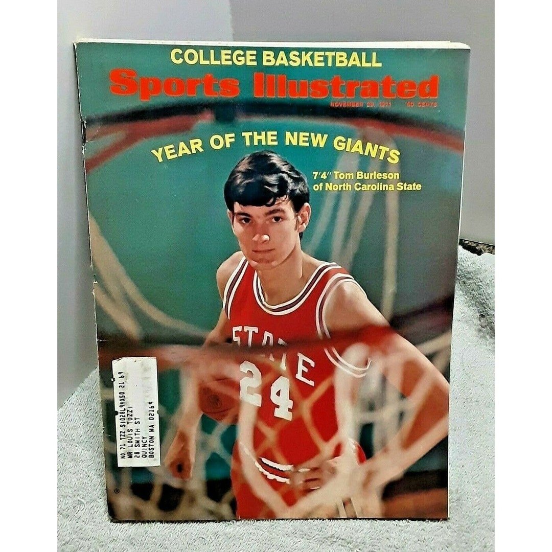 Sports Illustrated November 29 1971 Tom Burleson North Carolina State ...