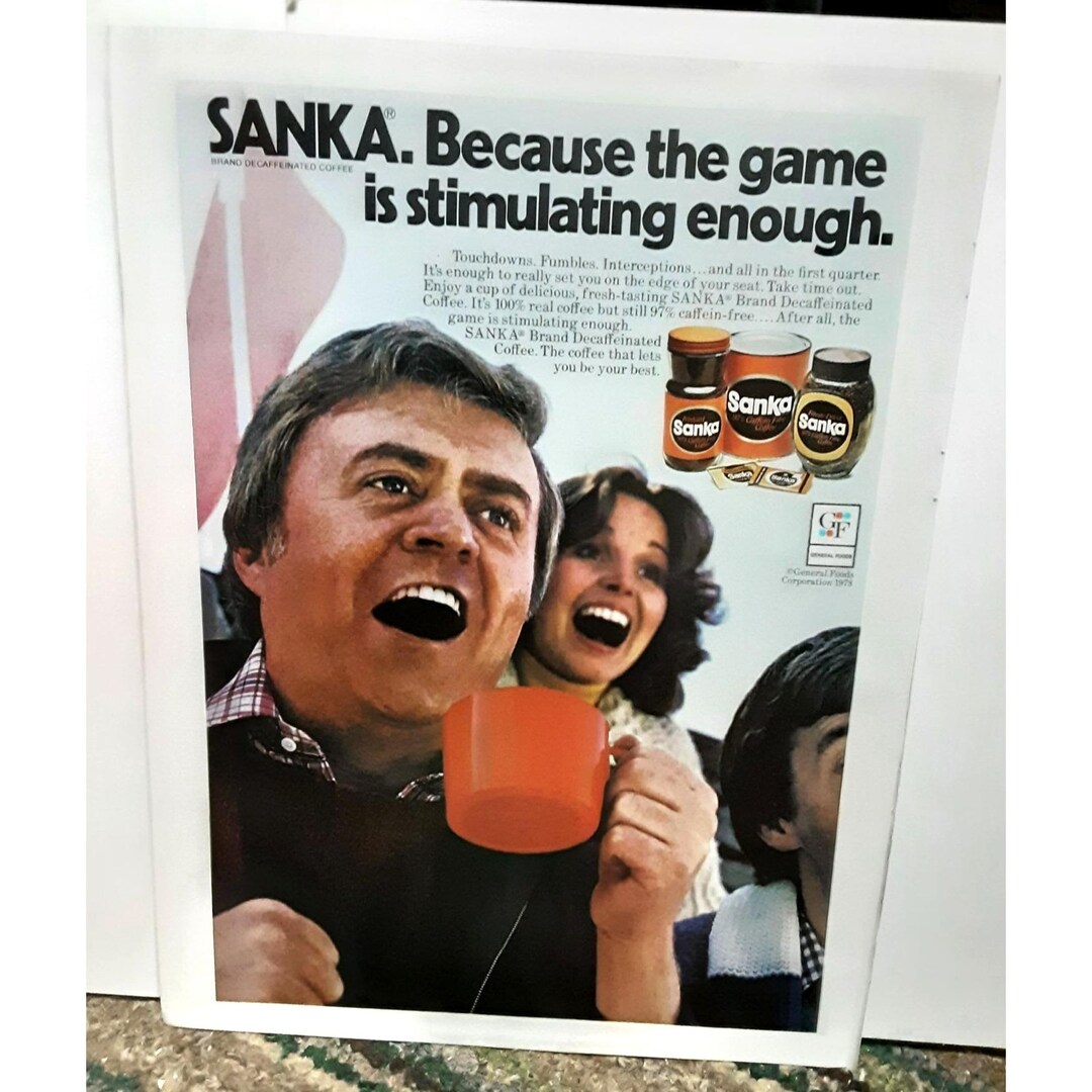 1978 Sanka Coffee Game is Stimulating Enough Original Print Ad - Etsy