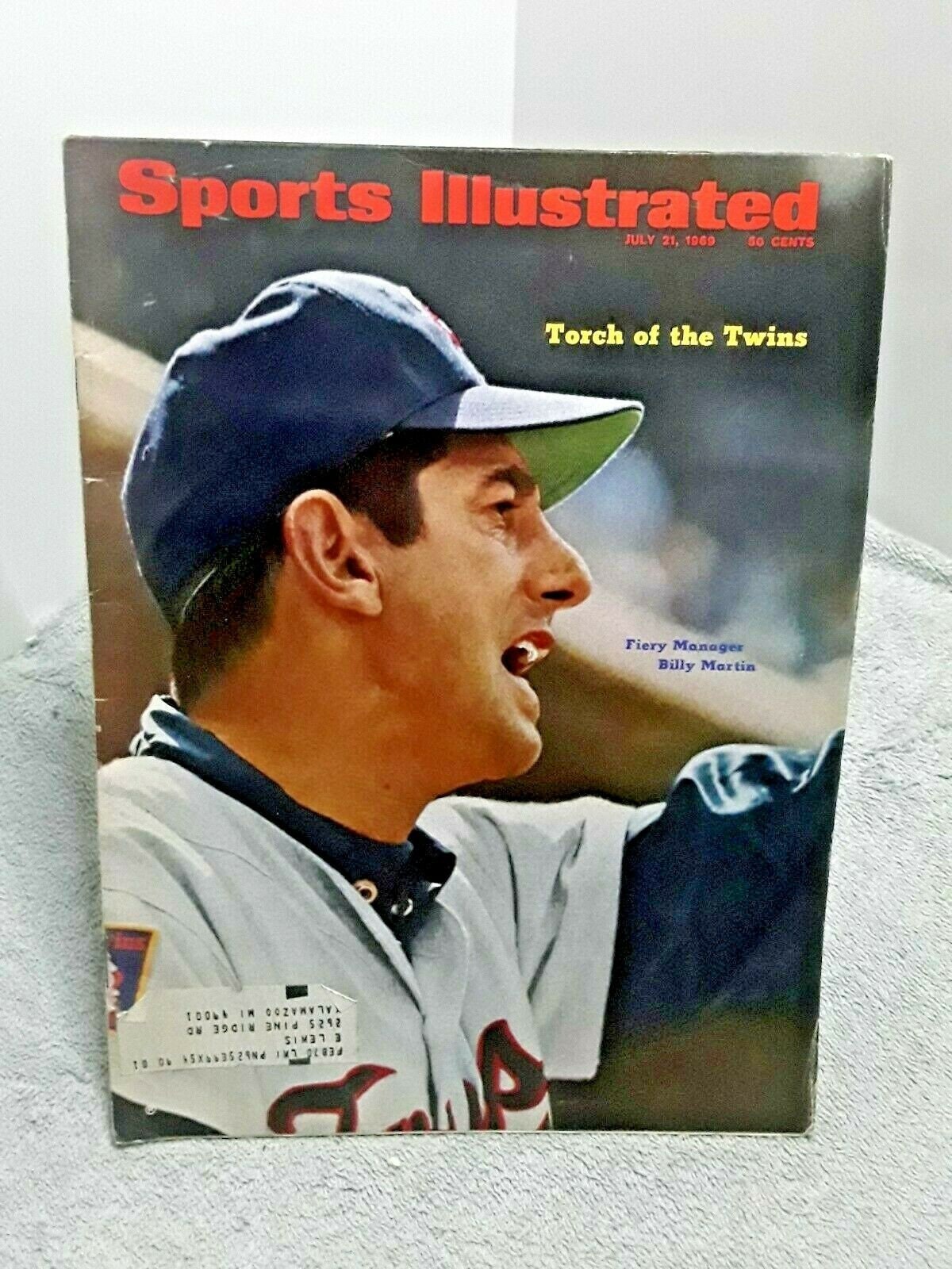 Art & Collectibles Sports Illustrated July 21 1969 Billy Martin Minnesota Twins Feature Ken Hawk ...