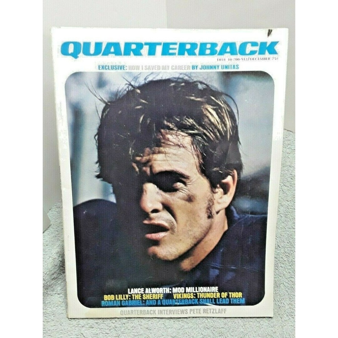 Quarterback Magazine December 1969 Lance Alworth Bob Lilly - Etsy