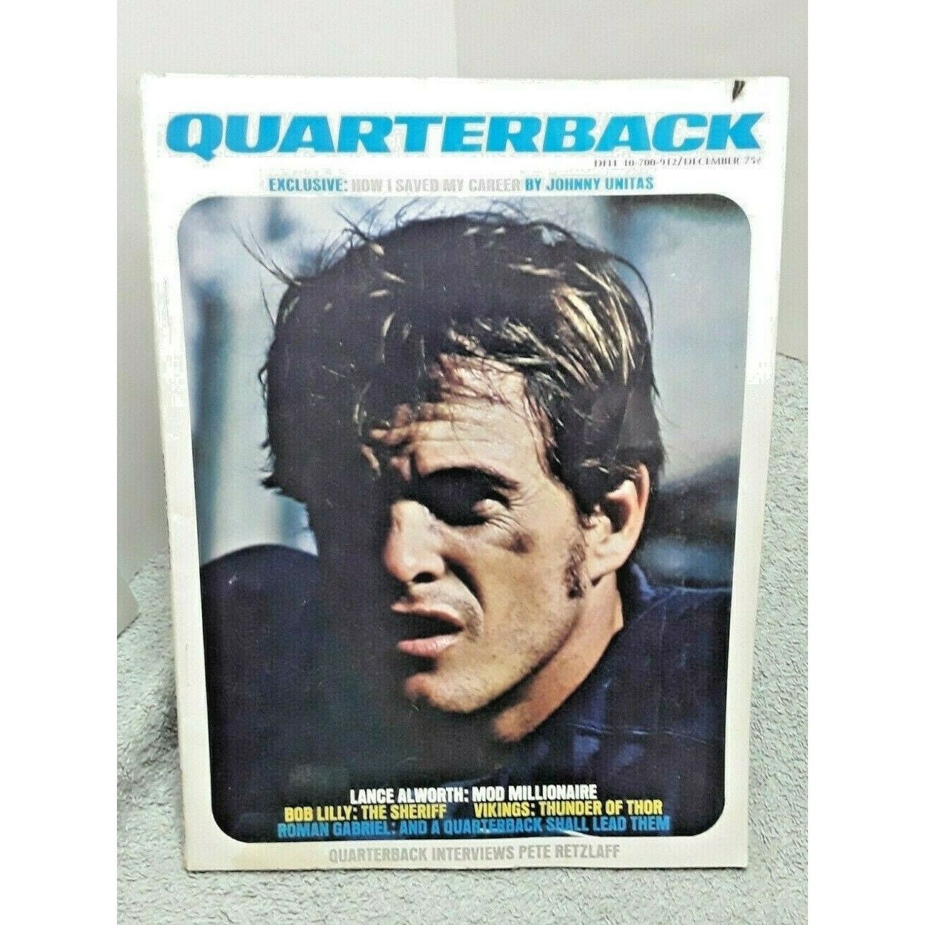 Quarterback Magazine December 1969 Lance Alworth Bob Lilly - Etsy