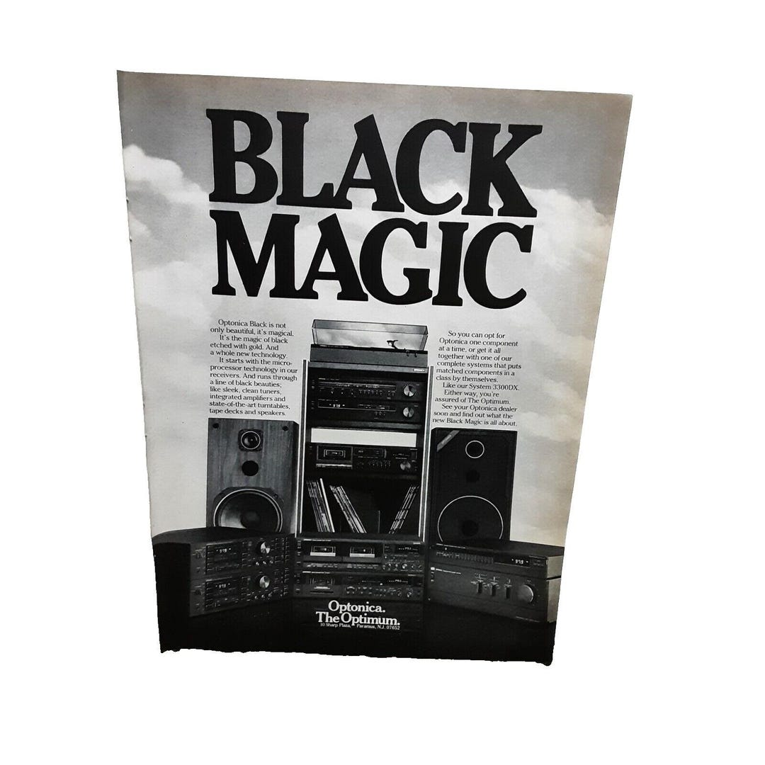 1982 Optonica Optimum Home Stereo System Original Print Ad Vintage 80s ...