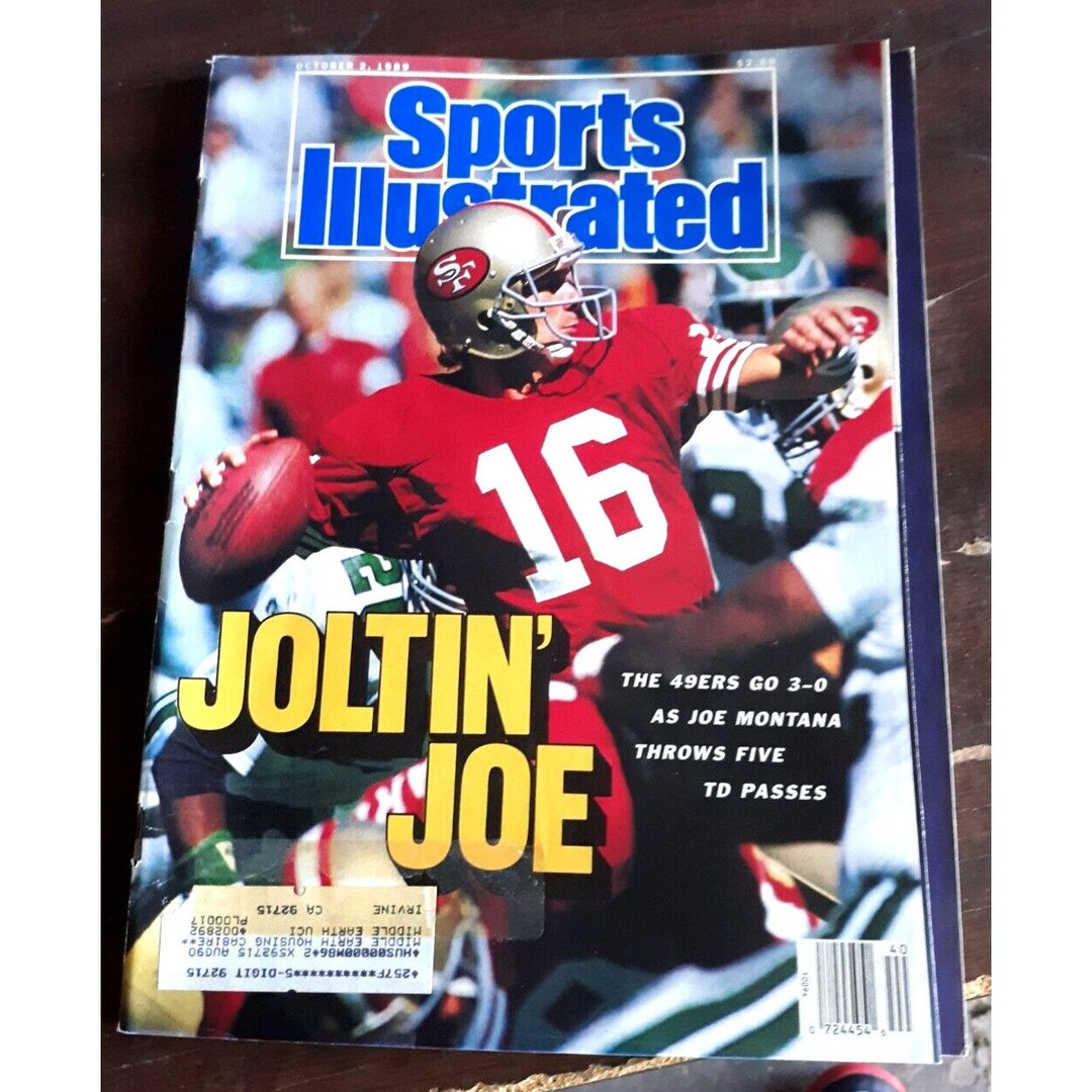 Sports Illustrated Magazine October 2 1989 Joe Montana San Francisco ...