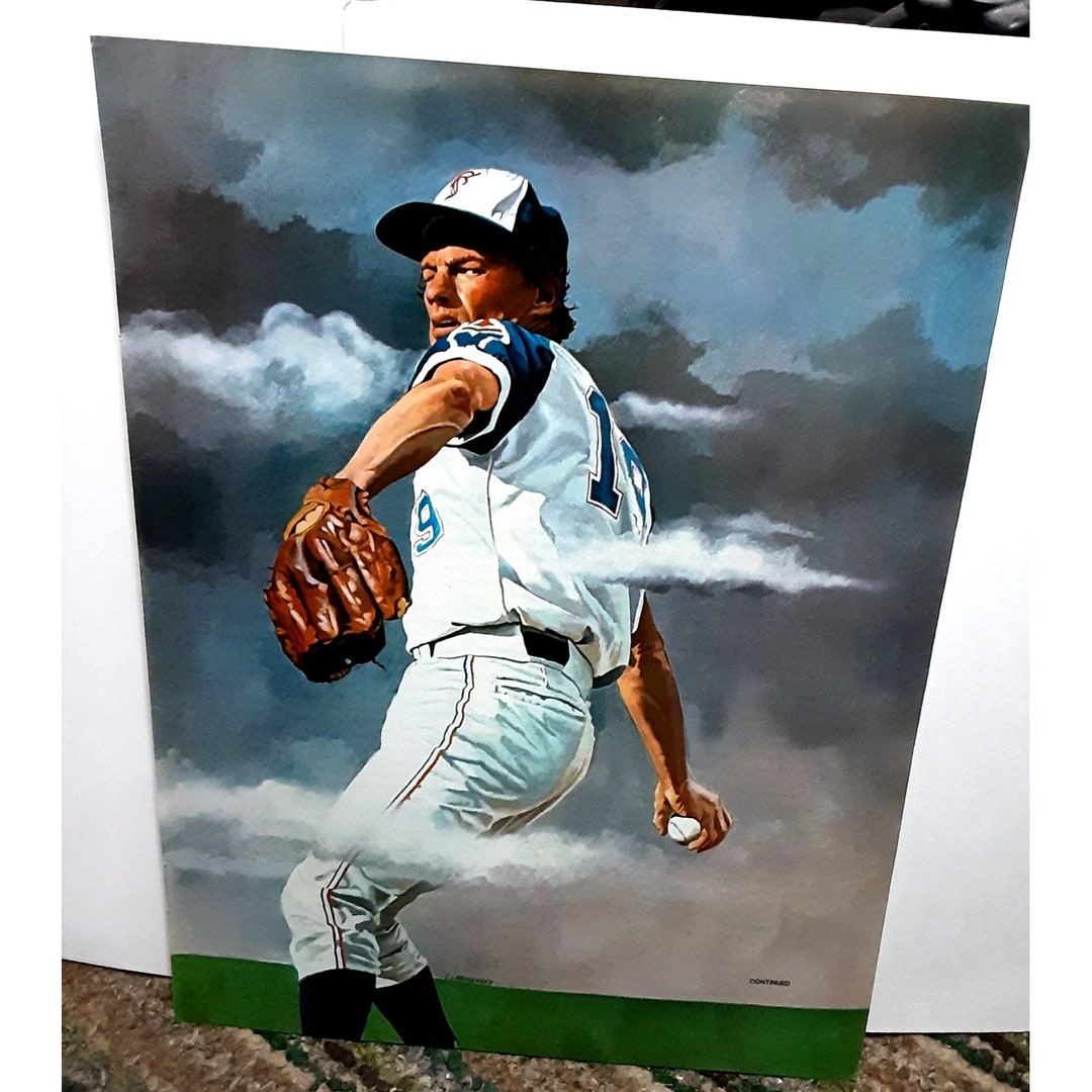 1979 Jim Bouton Savannah Braves Sports Illustrated Artist Magazine Cut ...