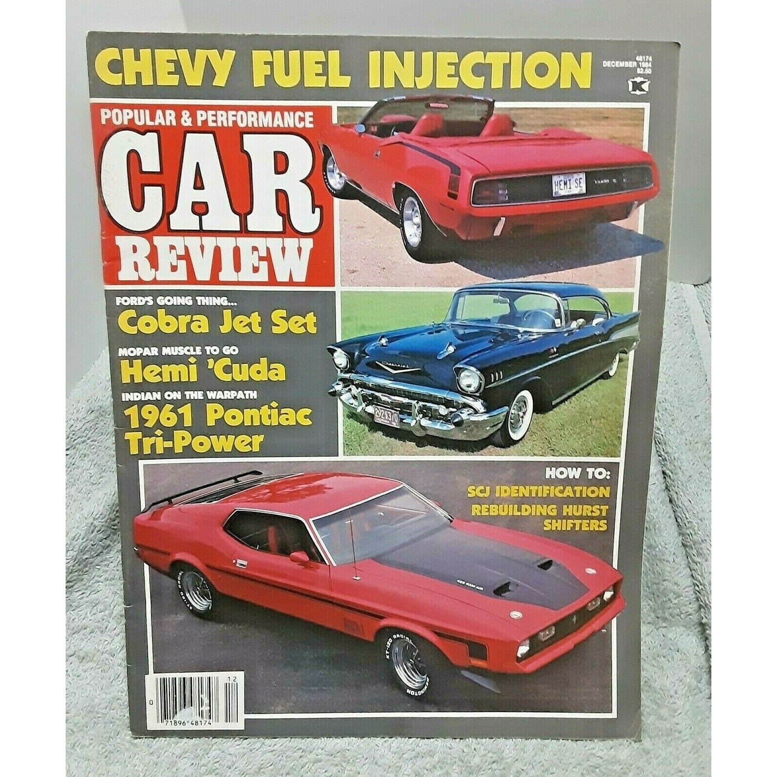 Car Review Magazine December 1984 Mustang Hemi Cuda 1961 - Etsy