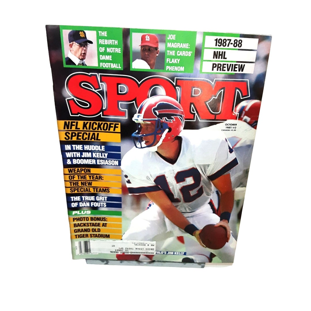 Sport Magazine October 1987 Jim Kelly Buffalo Bills - Etsy