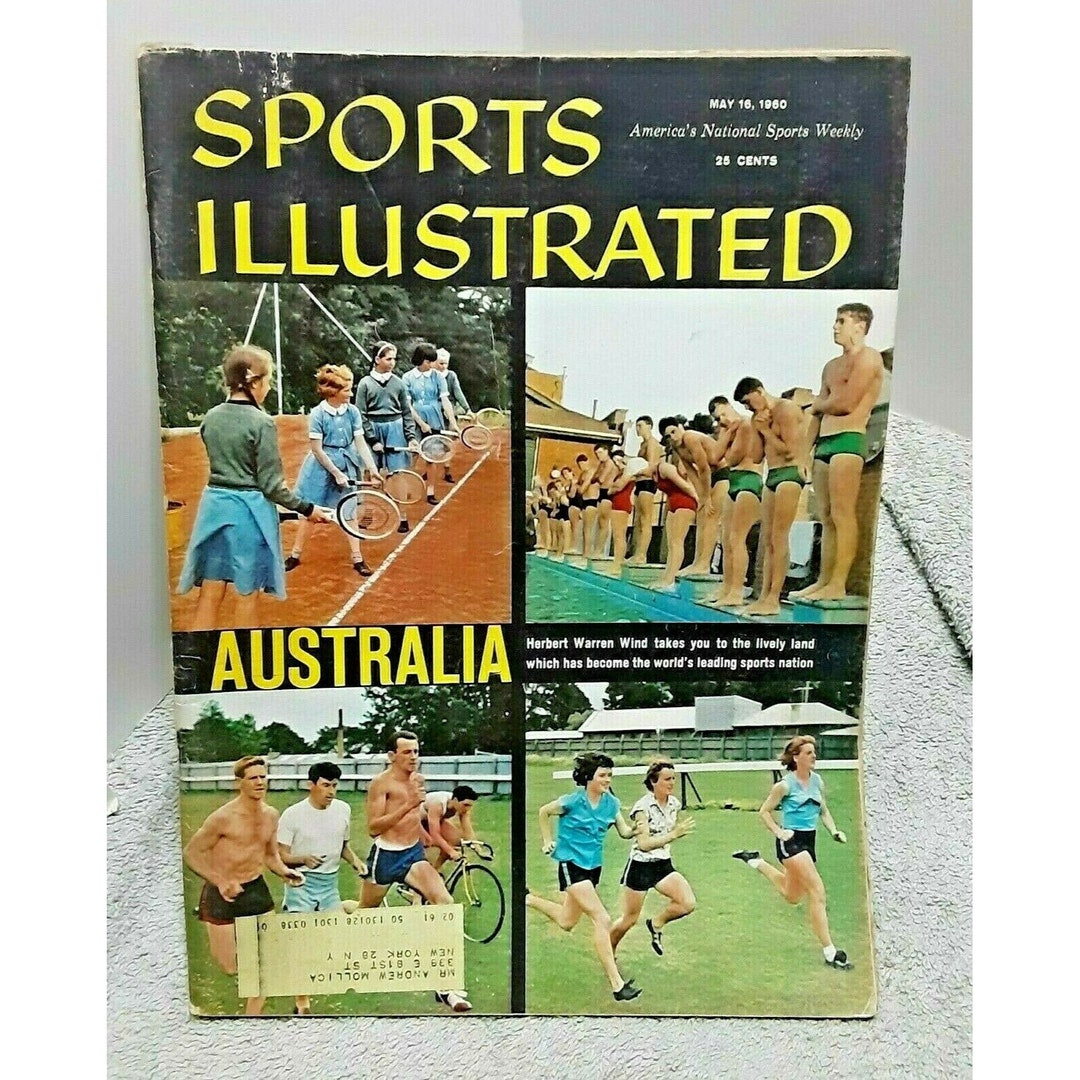 1960 Sports Illustrated Magazine Australia Sports Nation Vintage Issue ...