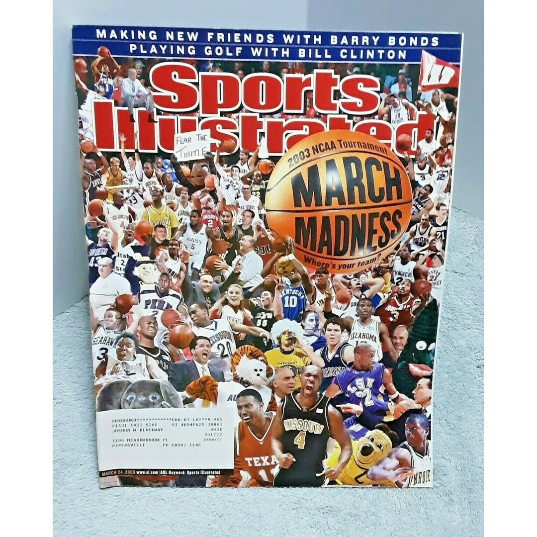 Sports Illustrated March 24 2003 March Madness NCAA Basketball - Etsy