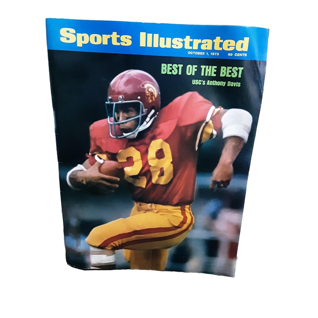 Sports Illustrated October 1973 Anthony Davis USC Label Off - Etsy