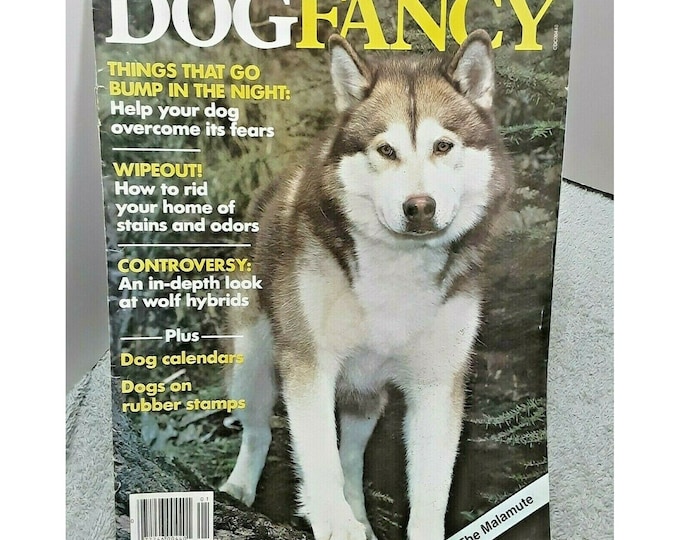 Dog Fancy Magazine January 1990 Malamute - Etsy