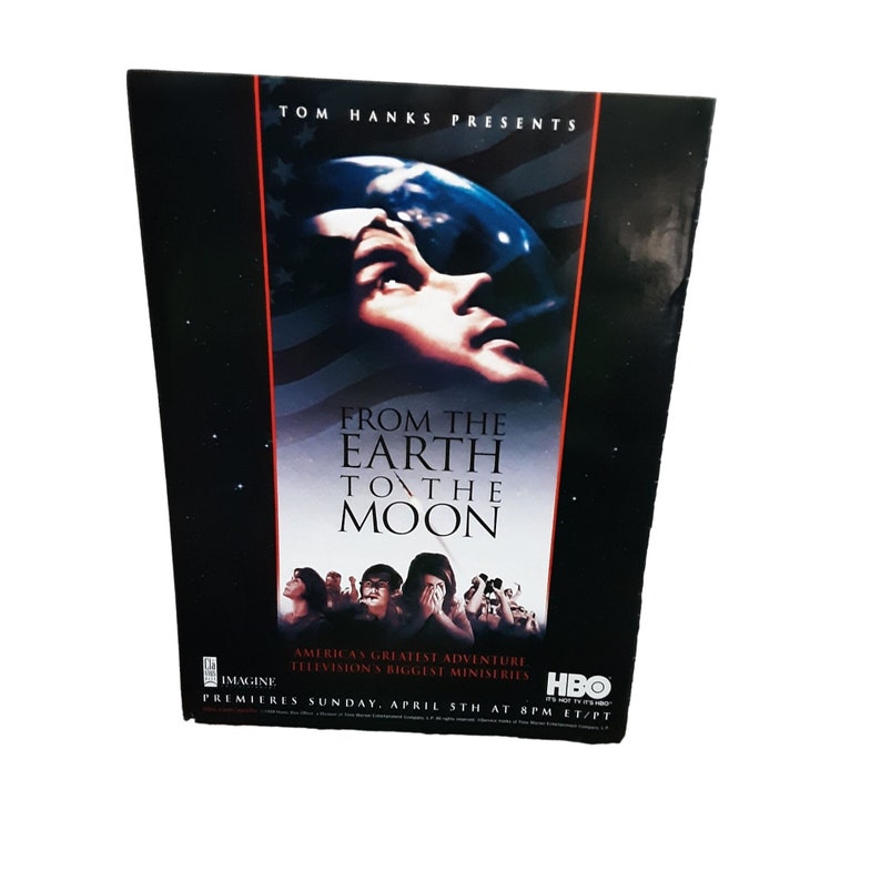 1998 From the Earth to the Moon Movie Tom Hanks Original Print Ad - Etsy