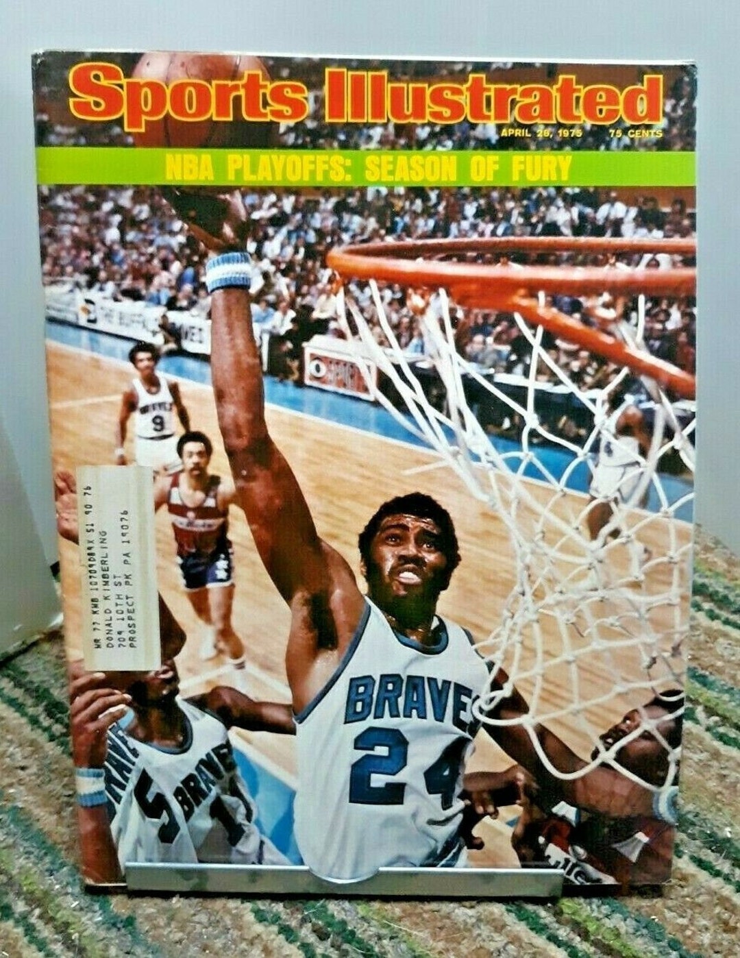 Sports Illustrated April 28 1975 Gar Heard Buffalo NBA Playoffs Vintage ...