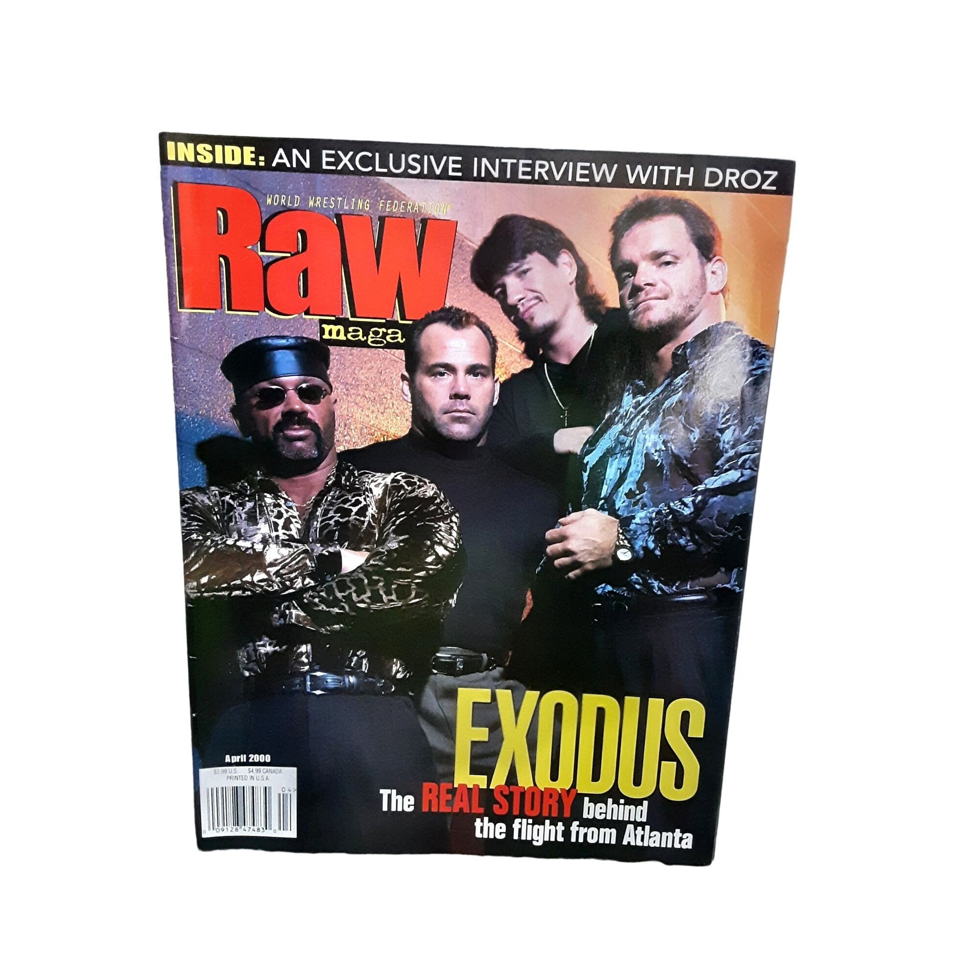 WWE Raw Magazine April 2000 Wwf No Poster - Etsy