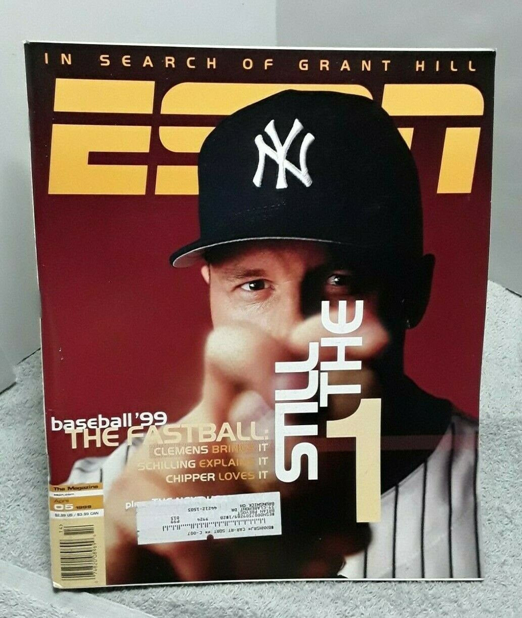 ESPN Magazine April 5 1999 Roger Clemens New York Yankees - Etsy