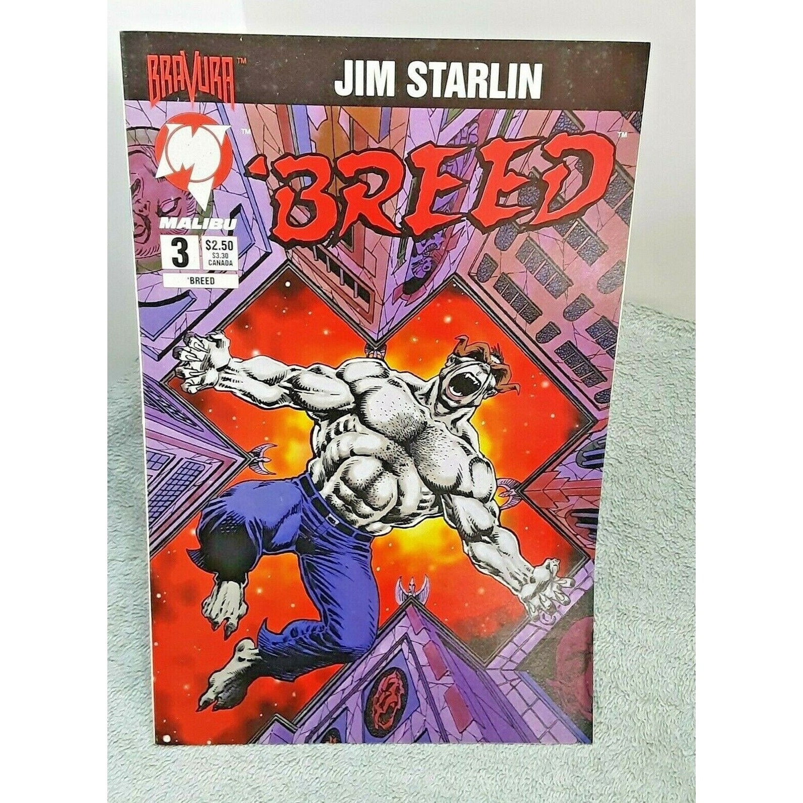 Breed Jim Starlin Comic Malibu Issue 3 March 1994 - Etsy