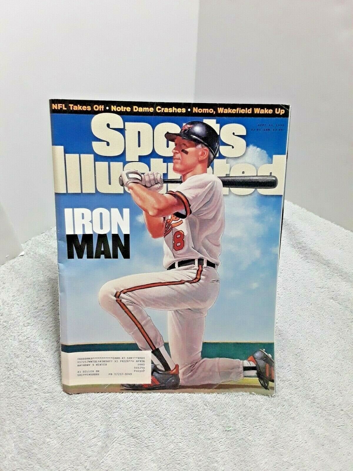 Sports Illustrated September 11 1995 Cal Ripken Jr Baltimore - Etsy