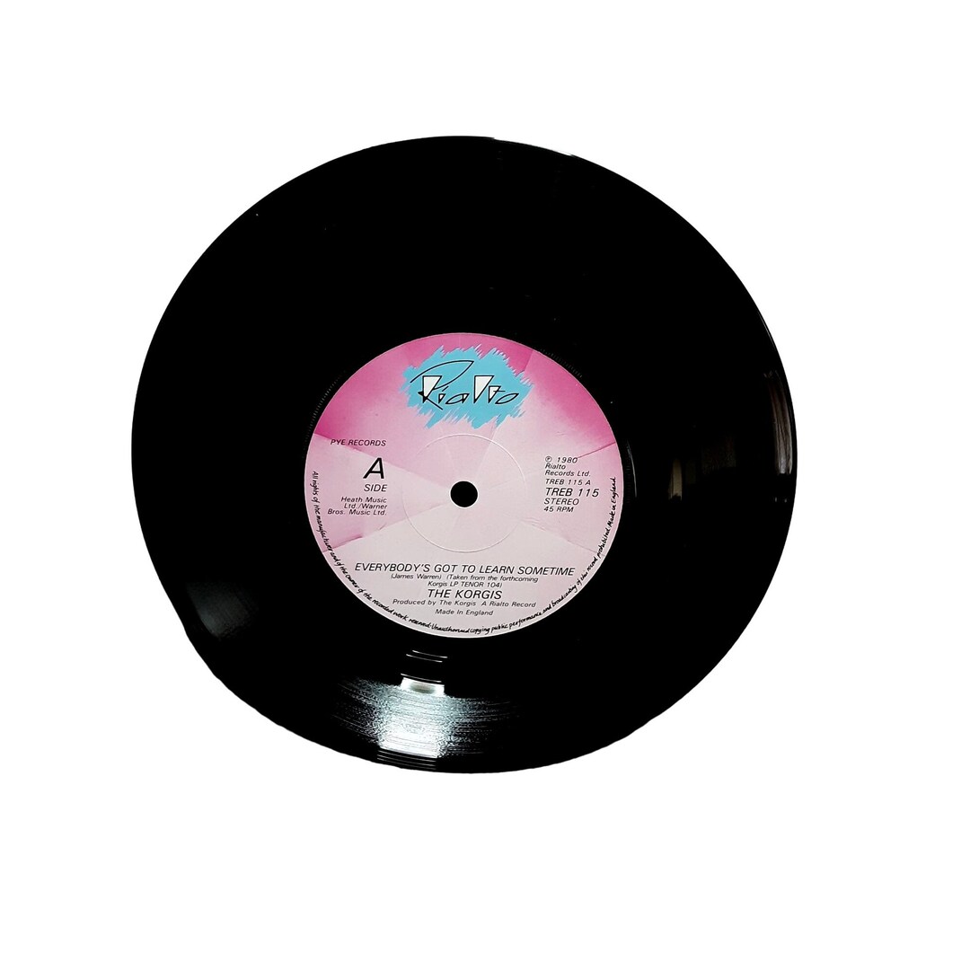 The Korgis Everybodys Got to Learn Sometime Vinyl 45 Record Rialto 115 ...