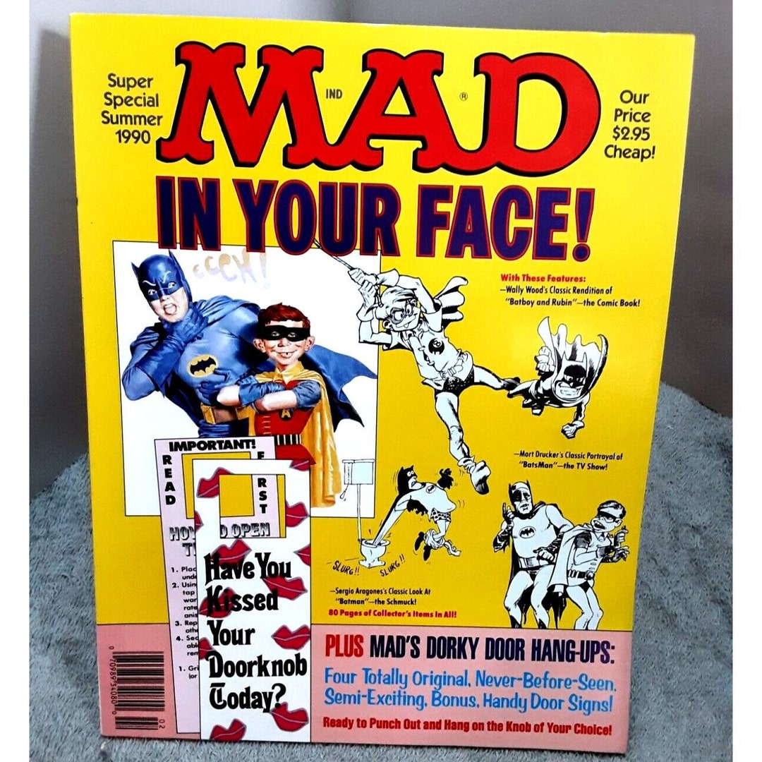 Mad Magazine Super Special Summer 1990 Number 71 Batman and Robin - Etsy