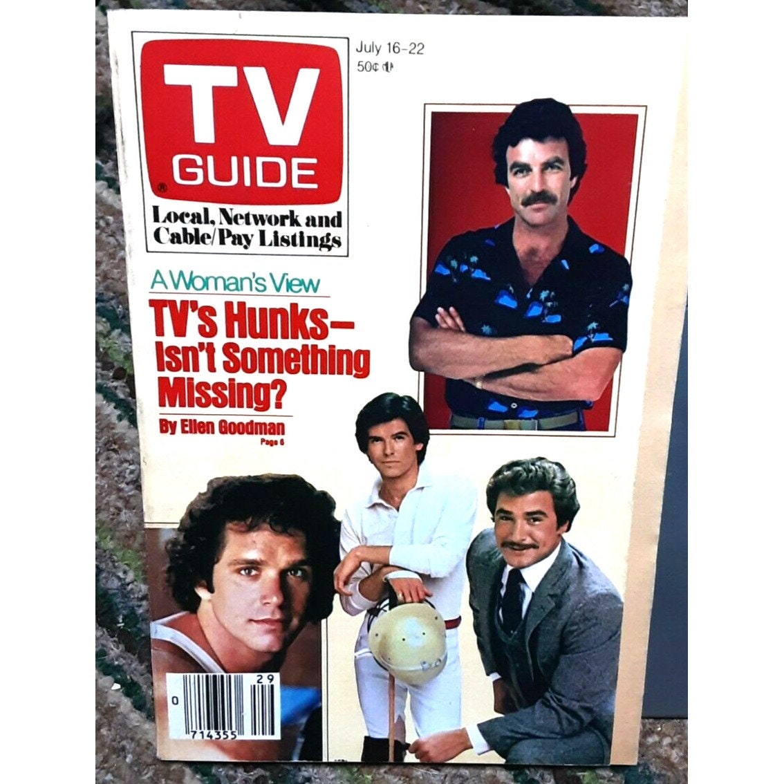 TV Guide July 16 1983 TV Hunks NO Label San Francisco - Etsy