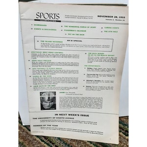 Sports Illustrated November 28 1955 Don Holleder Army Swimsuits - Etsy