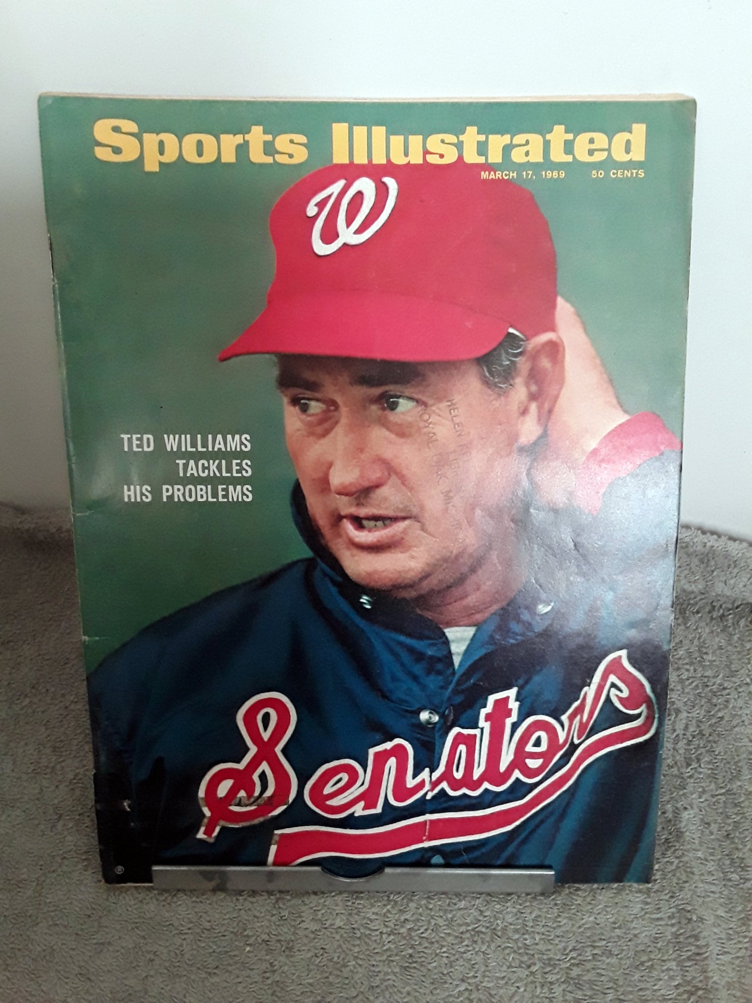 Sports Illustrated March 1969 Ted Williams Washington Senators READING ...