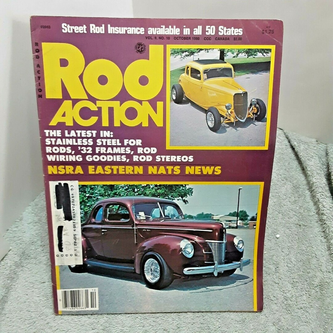 Rod Action Magazine October 1980 - Etsy