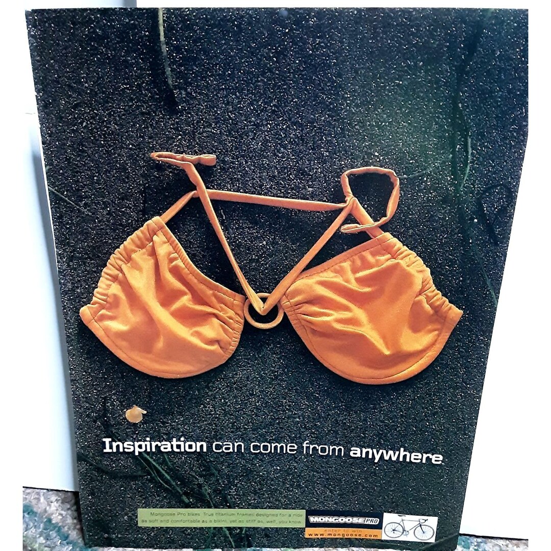 2000 Mongoose Pro Bikes Bikini Visual Pun Inspiration Y2K Print Ad - Etsy