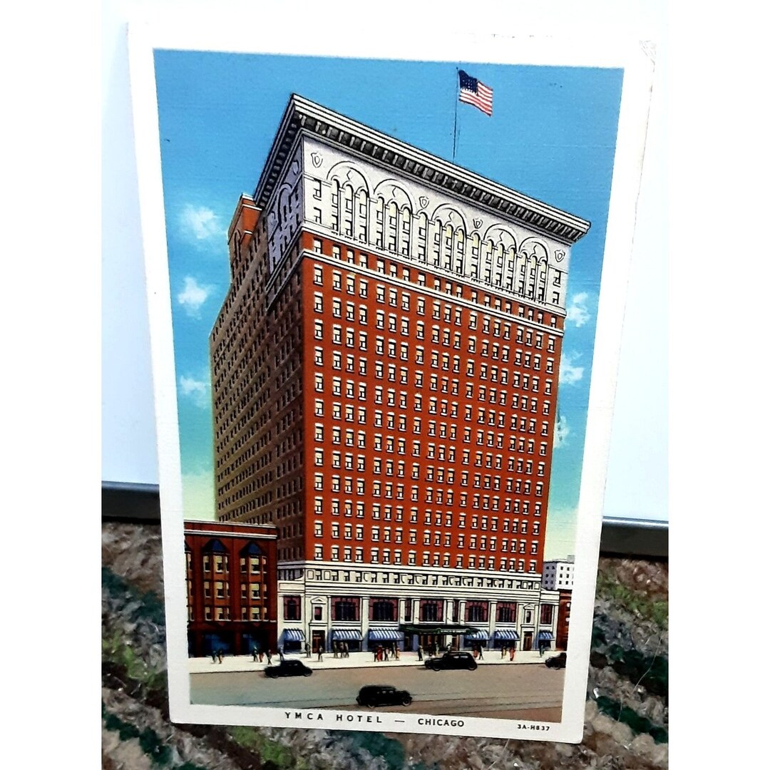 Vintage YMCA Hotel Chicago Illinois 1935 Linen Post Card - Etsy