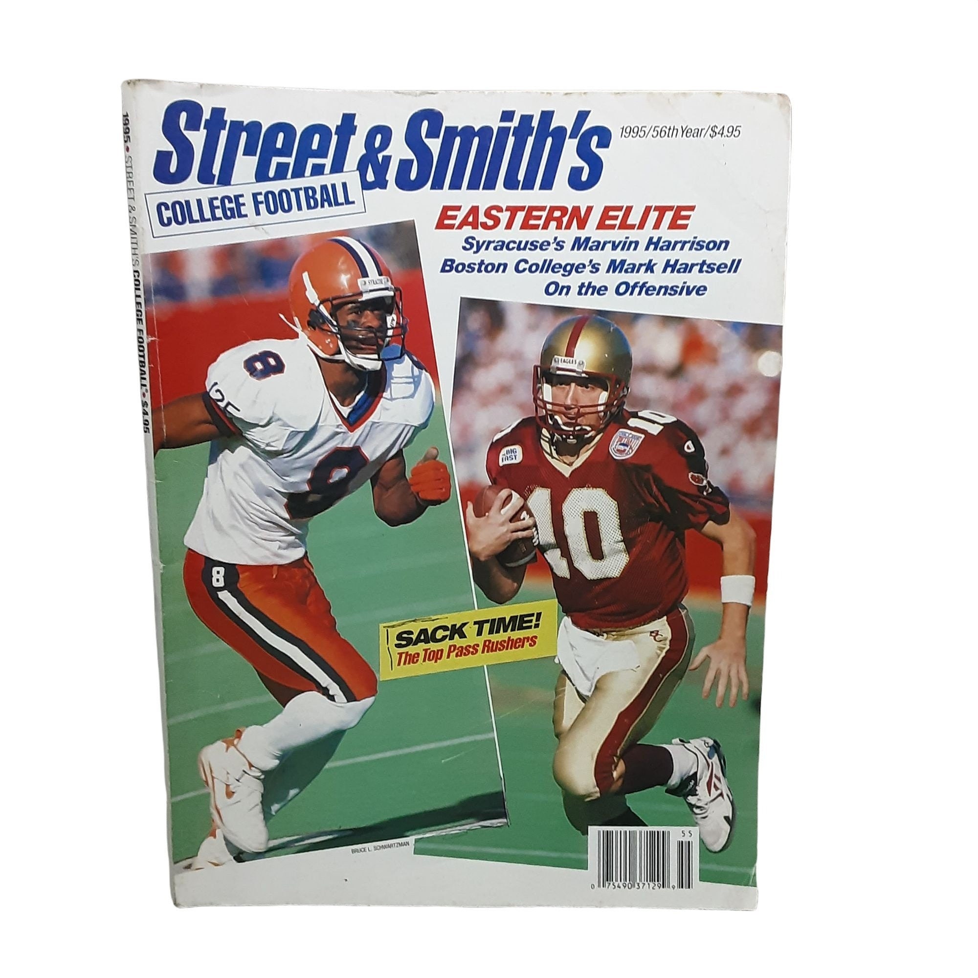 Street & Smiths 1995 College Football Magazine Marvin Harrison | Etsy