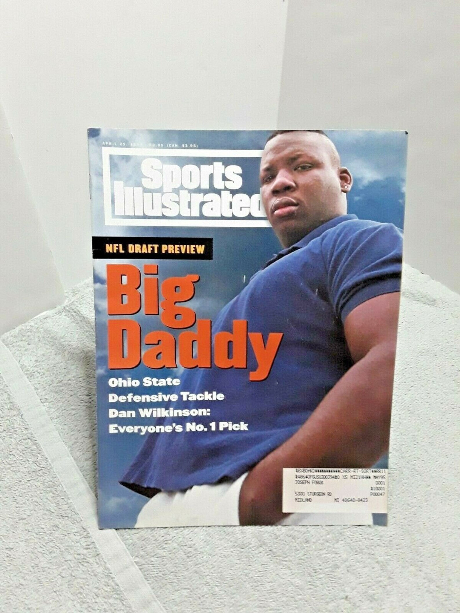 Sports Illustrated April 25 1994 Big Daddy Dan Wilkinson Ohio - Etsy