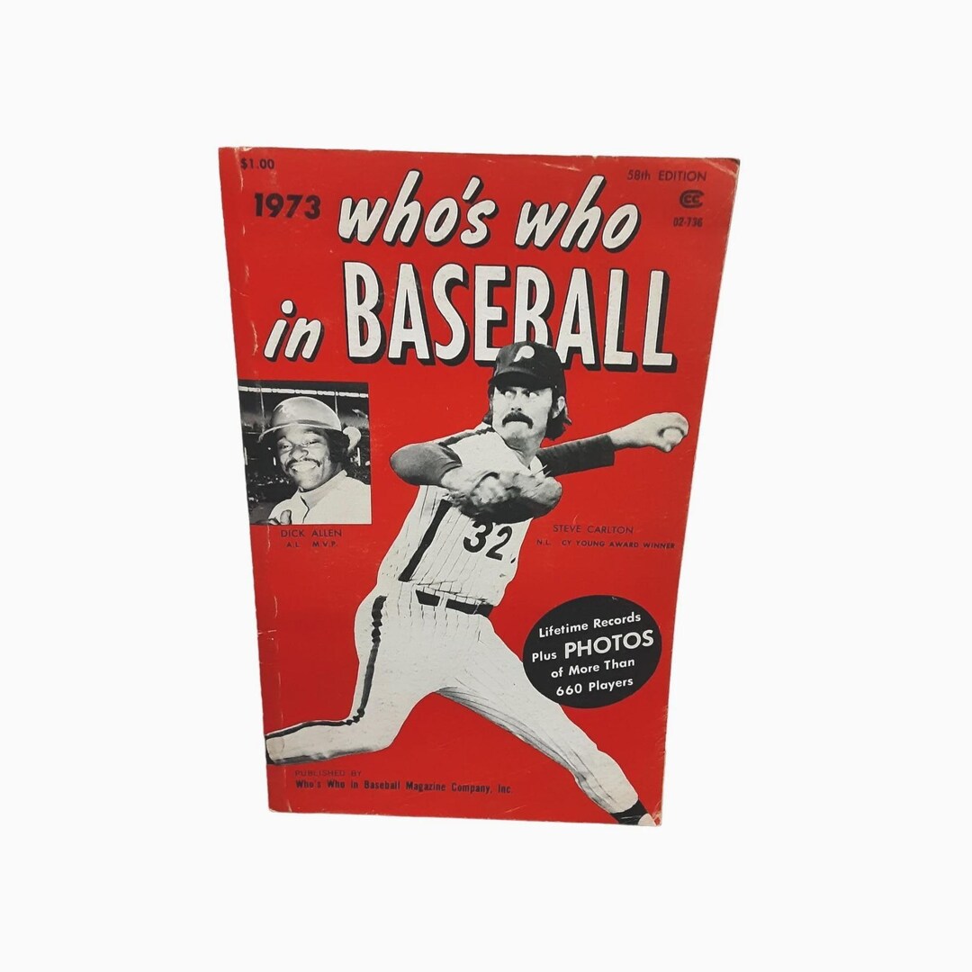 1973 Who’s Who in Baseball Steve Carlton Philadelphia Phillies MLB ...