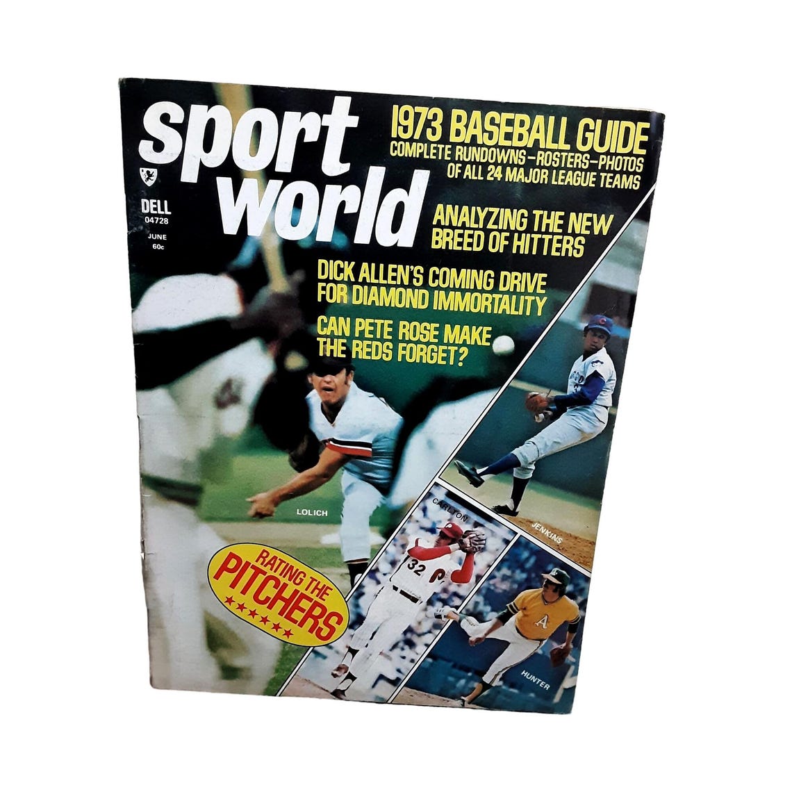 1973 Dell Sport World Magazine Lolich Jenkins Carlton Hunter - Etsy