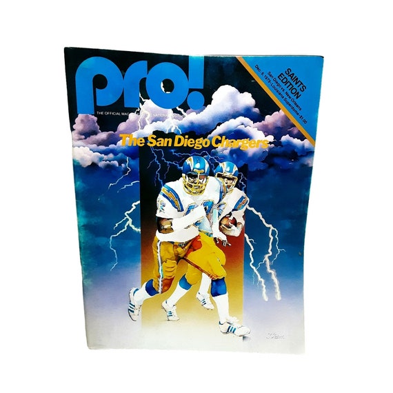 Pro Game Day Magazine Dec 9 1979 San Diego Chargers New - Etsy