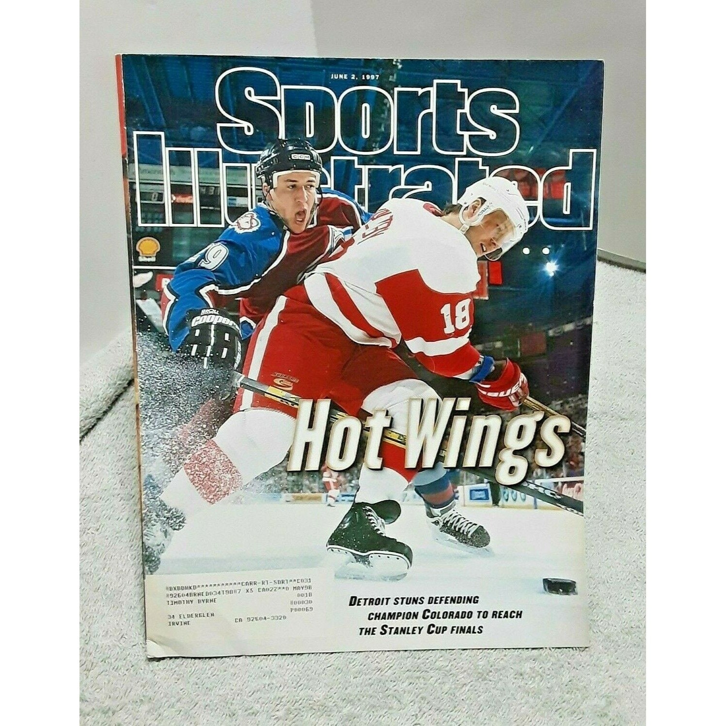 Sports Illustrated June 2 1997 Detroit Red Wings Cup Finals - Etsy