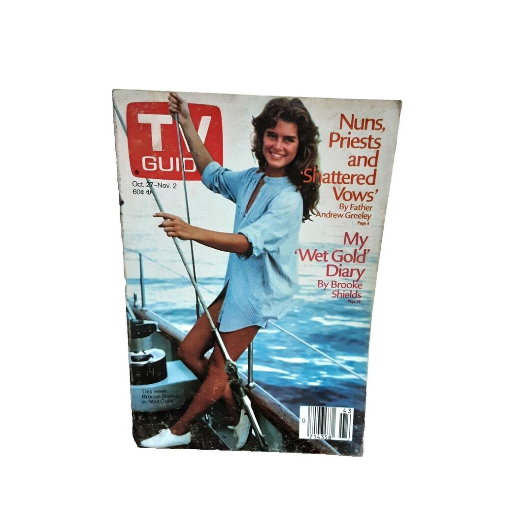TV Guide October 1984 Brooke Shields New Hampshire Edition - Etsy